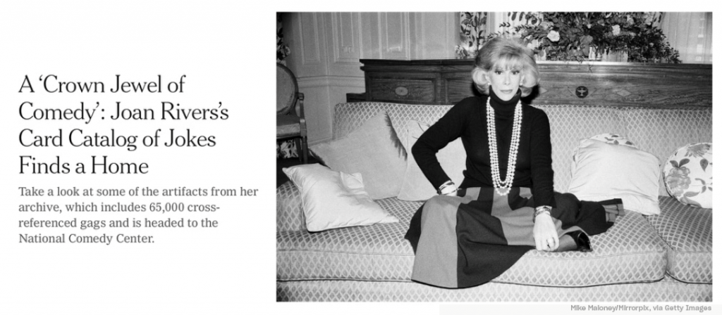 Joan Rivers - National Comedy Center - Jamestown, NY